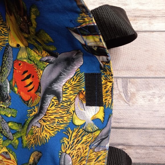 Hand Crafted | Bags | Sea Life Tote Bag Dolphin Turtle Fish Coral 4 X ...